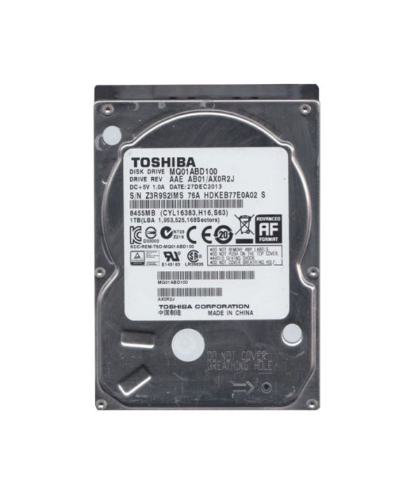 Buy HDKEB77E0A02-Toshiba 1TB 5400RPM SATA 3Gb/s 2.5-inch Hard Drive ...